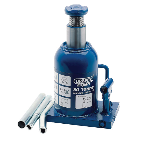 Draper Expert 30 Tonne Bottle Jack | Rapid Electronics Draper Expert 30 Tonne Bottle Jack | Rapid Electronics