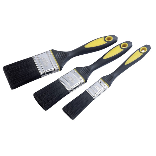 Draper 9259 DIY Series 3 Piece Soft Grip Paint Brush Set | Rapid ...