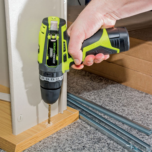 Draper 16049 Storm Force 10.8V Cordless Hammer Drill With Li-ion ...
