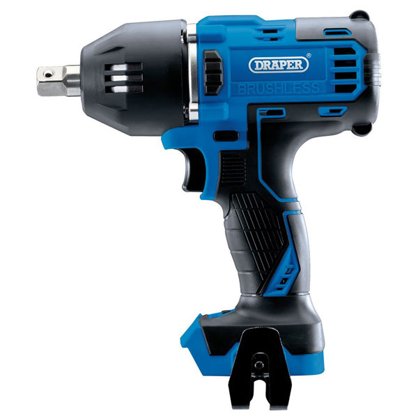 Draper 99250 D20 20V Brushless 1/2" Mid-Torque Impact Wrench (400Nm ...
