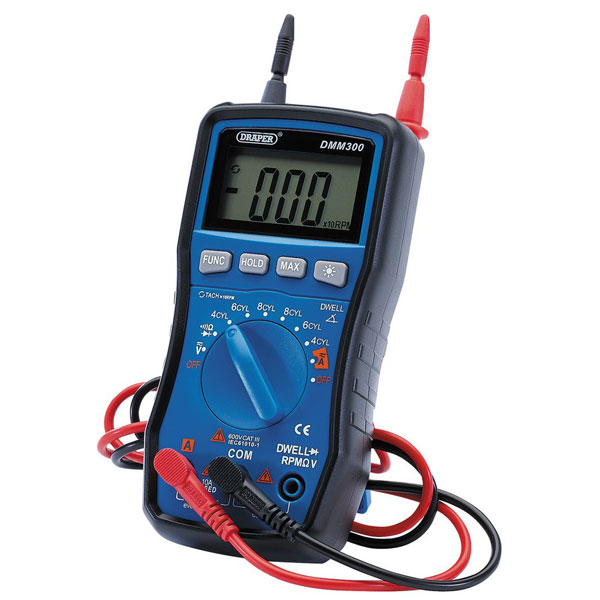 Draper 41821 Automotive Digital Multimeter | Rapid Online