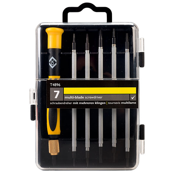 CK Tools T4896 Precision Screwdriver Slotted/PH/TX Set Of 7 | Rapid Online