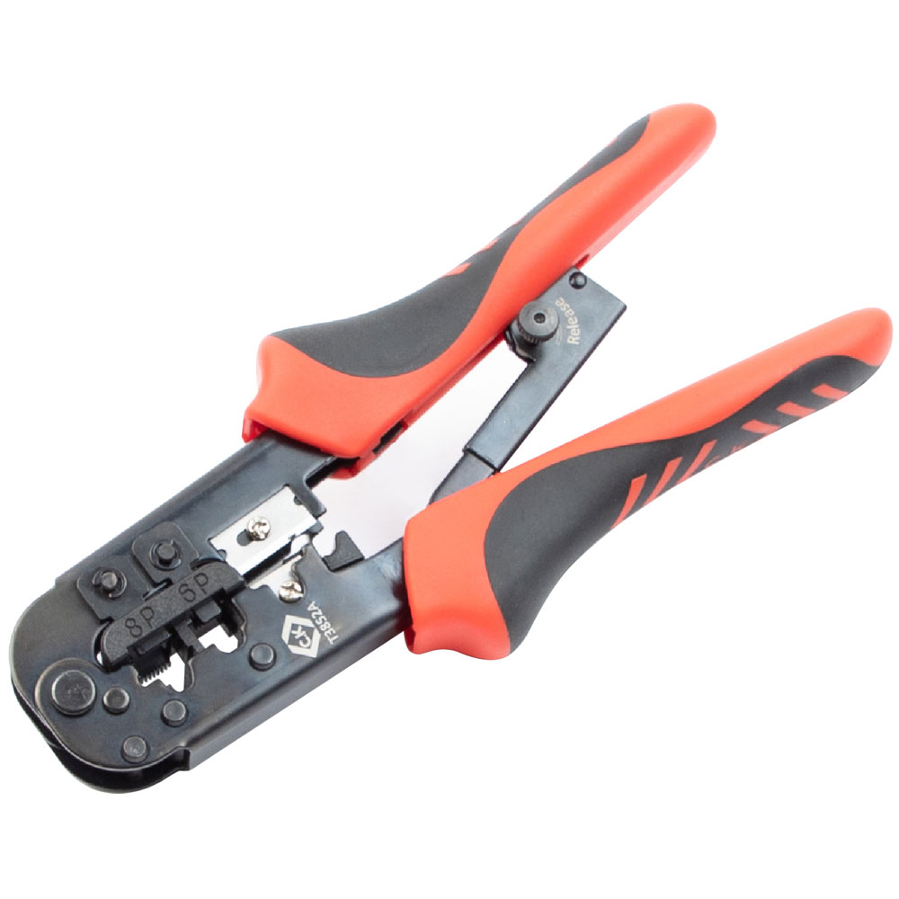 CK Tools T3852A Ratchet Crimping Pliers For Modular Plugs 6/8P | Replenishh