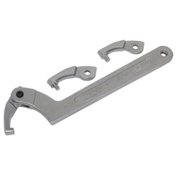 Sealey SMC2L Adjustable C Spanner Hook Pin Wrench Set 4pc 51 121mm Rapid Electronics