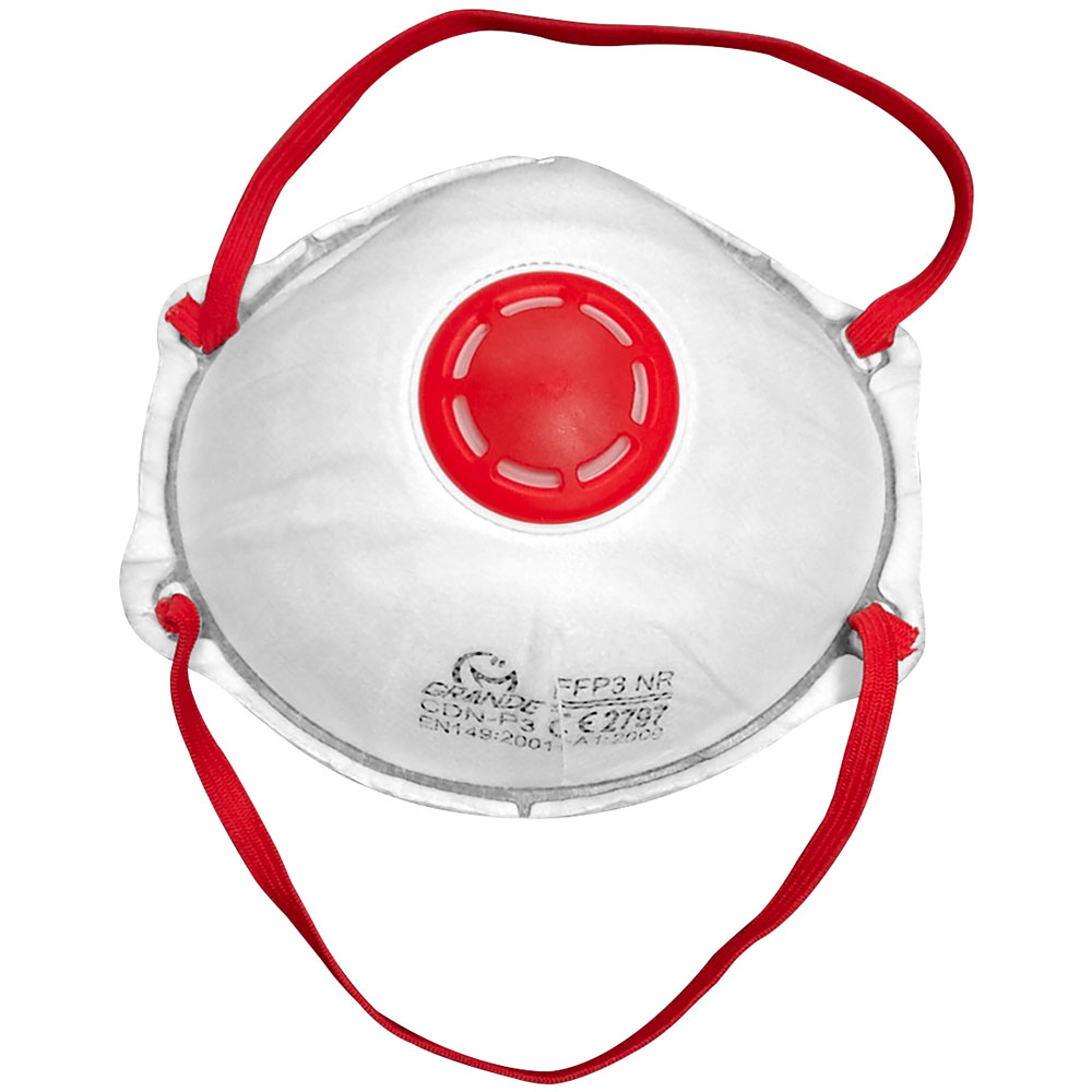 Worksafe CDN-P3/20 FFP3 Face Mask with Valve - Pack of 20 | Rapid ...