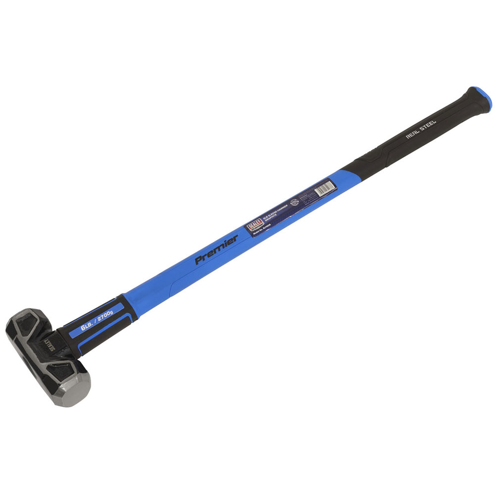 Sealey SLHG06 Sledge Hammer with Fibreglass Shaft 6lb | Rapid Electronics