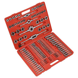 Sealey AK30110 Tap & Die Set Metric 110pc | Rapid Electronics