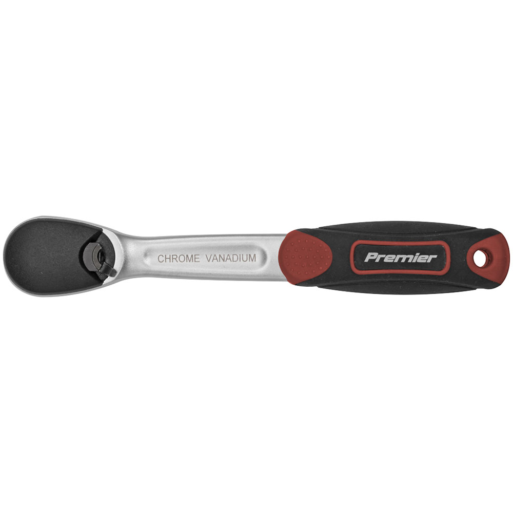 Sealey AK8976 Ratchet Wrench 1/4"Sq Drive Dust-Free Flip Reverse ...