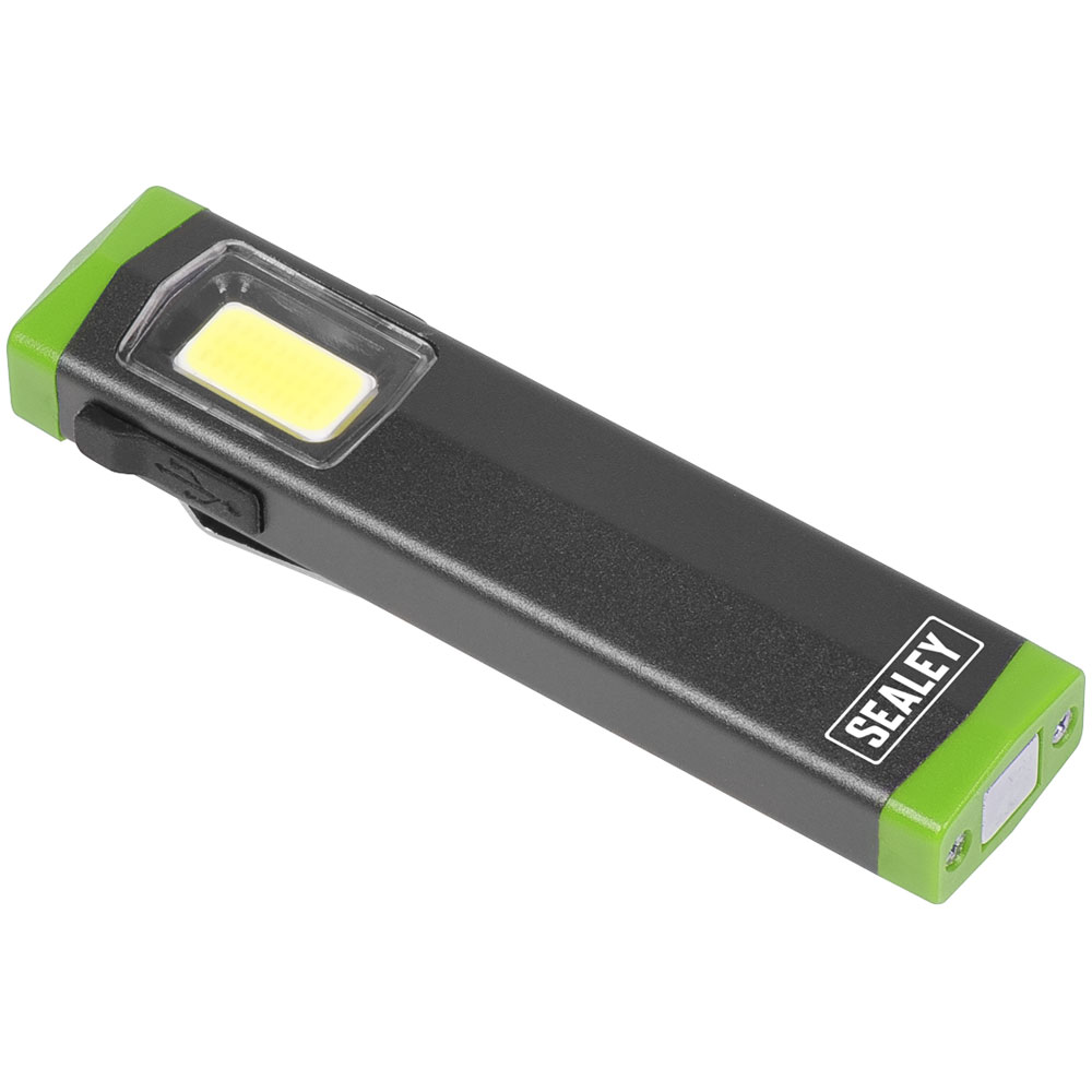 Sealey LED500SB Mini Hand Torch Aluminium 3W COB LED | Rapid Online
