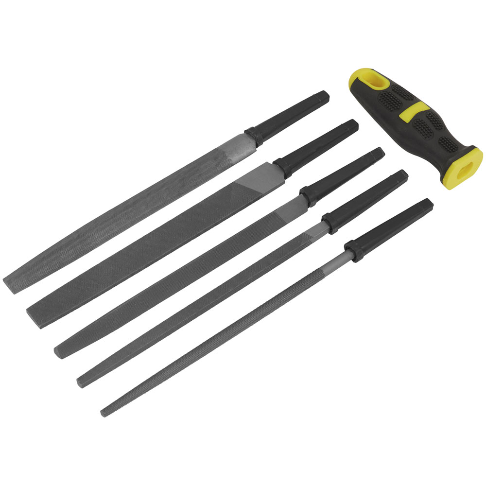 Siegen S0573 Interchangeable File Set 5pc 200mm | Rapid Online