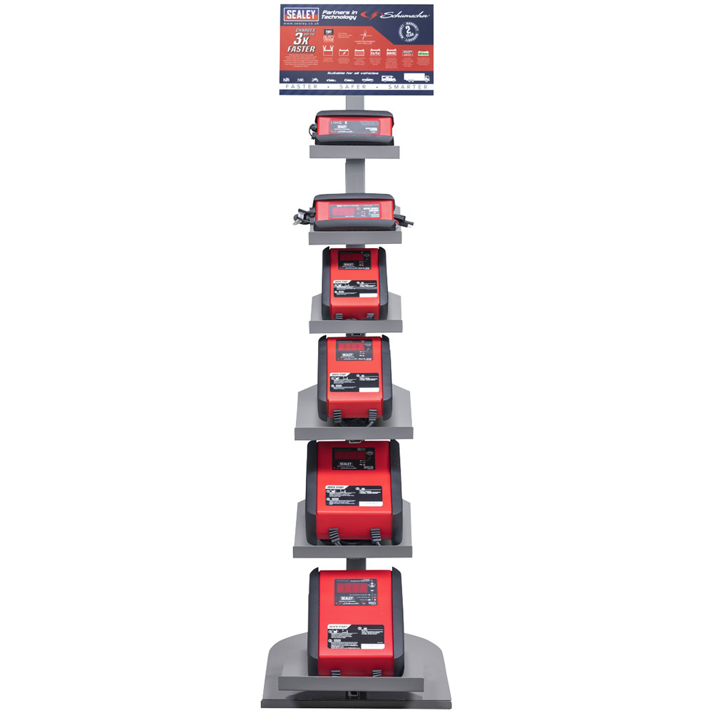 Sealey CDS1COMBO Charger Display Stand Deal | Rapid Electronics