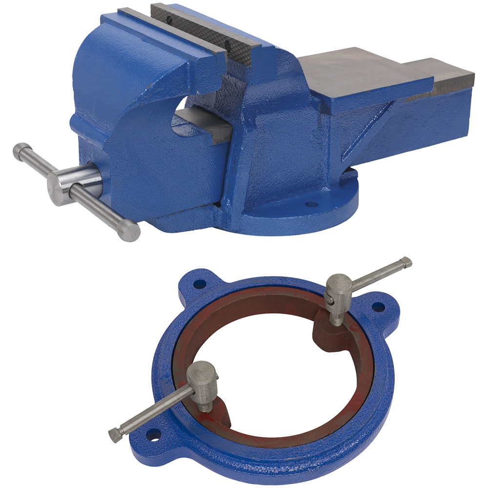 Sealey CVXTB200COMBO Heavy-Duty Professional Vice with Swivel Base ...