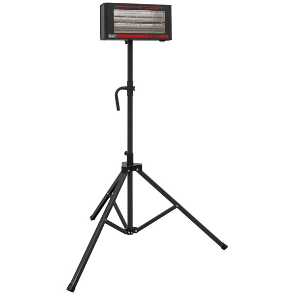 Sealey IR12CT Infrared Quartz Heater with Tripod Stand 230V 1.2kW ...