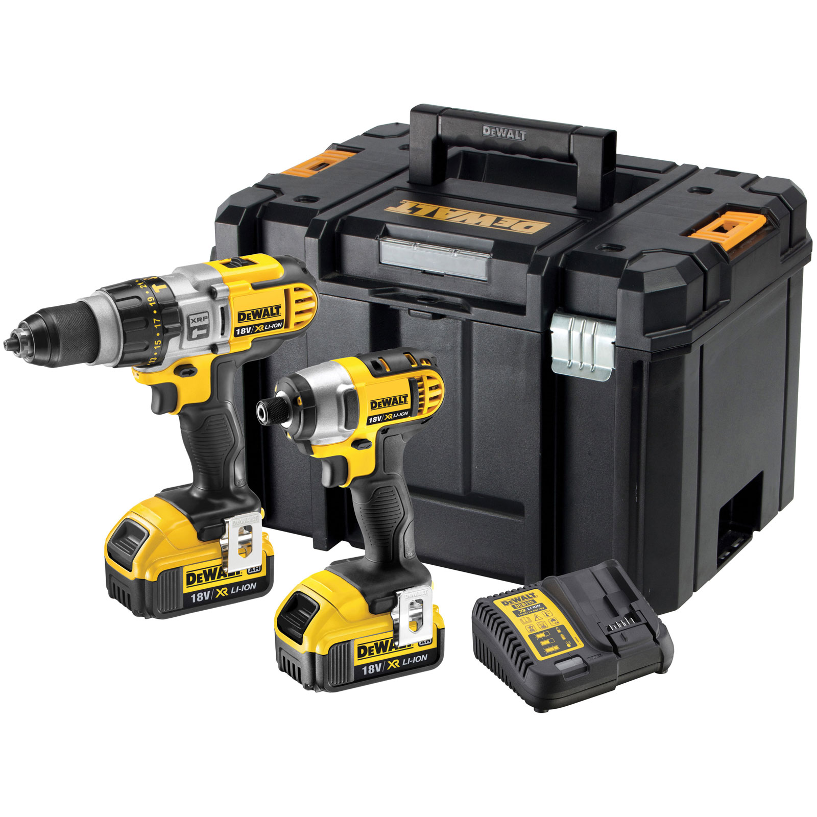 DeWalt DCK290M2T Twin Pack 18V 2 x 4.0Ah Li-ion | Rapid Electronics