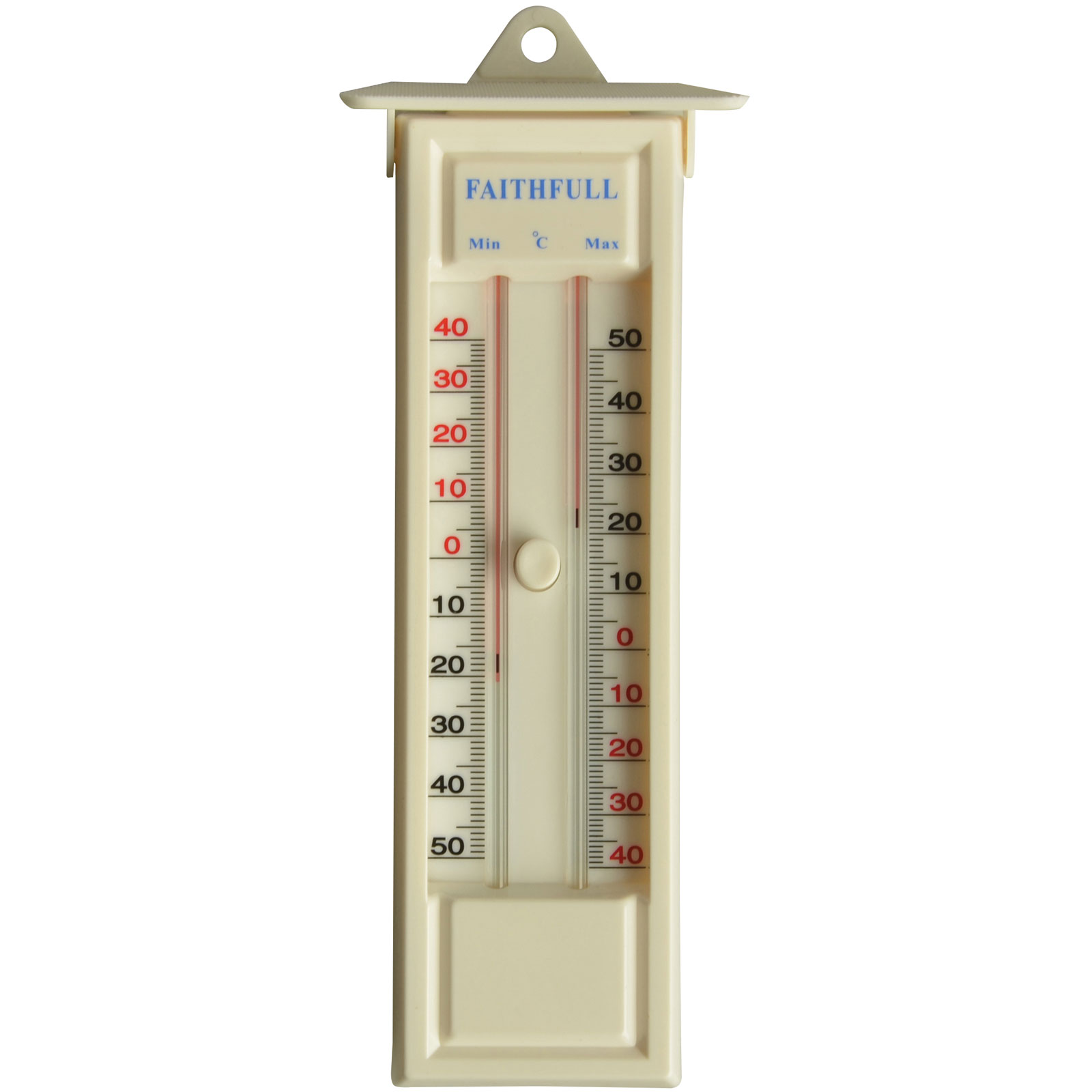 Faithfull FAITHMMBUTMF Thermometer Press Button Max-Min | Rapid Electronics