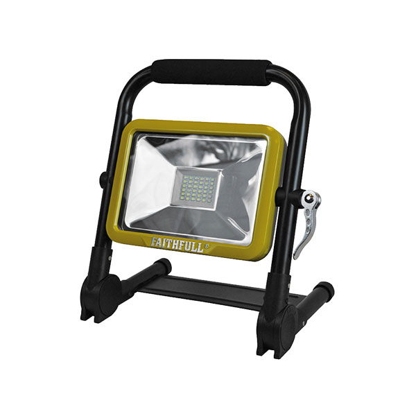 Faithfull Power Plus FPPSLFOLD20W 20W SMD Folding Rechargeable Light ...