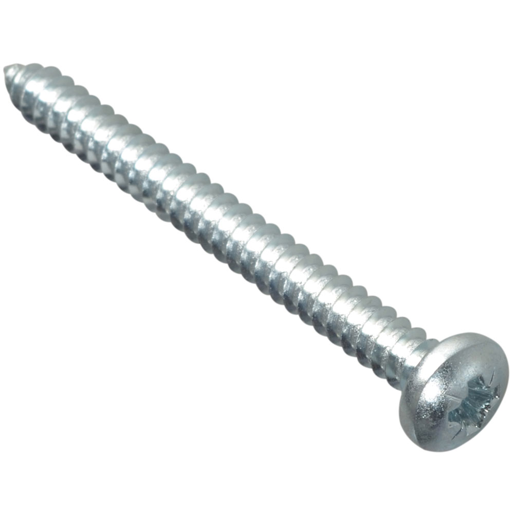 ForgeFix Self-Tapping Screw Pozi Compatible Pan Head ZP 2in x 10 ...