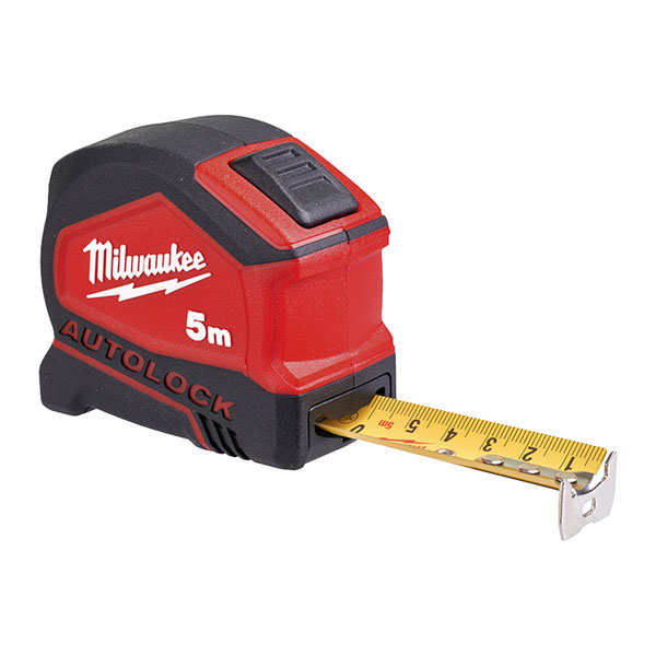 Milwaukee 4932464663 Autolock Tape Measure 5m (Wid | Rapid Electronics