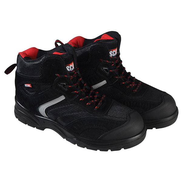 Scan BOOT 3 Bobcat Low Ankle Black Hiker Boots UK | Rapid Electronics