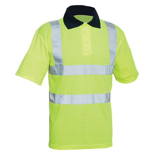 Scan BX130 Hi-Vis Yellow Polo Shirt - XXL (50in) | Rapid Electronics