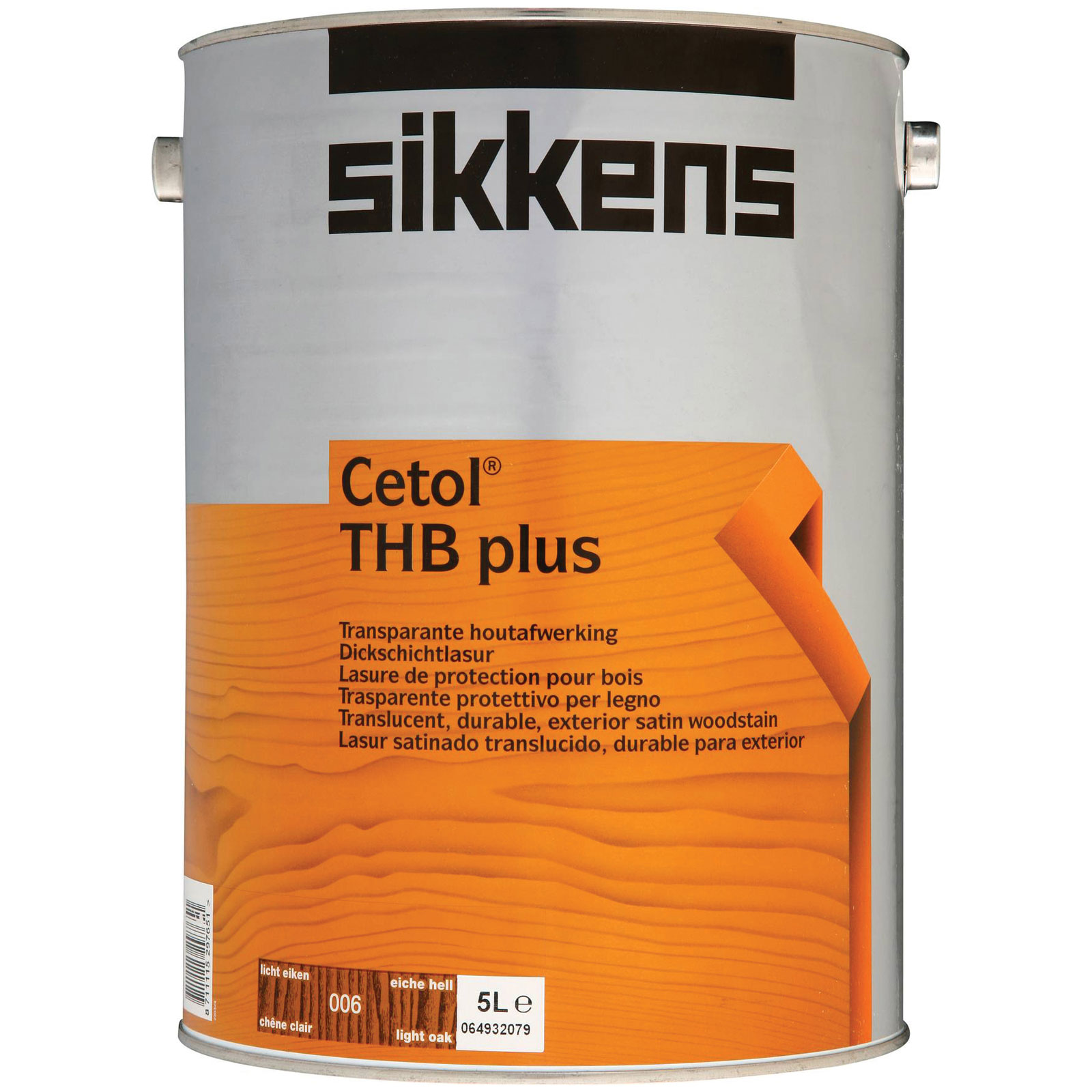 Sikkens 5088002 Cetol THB Plus Translucent Woodstain Light Oak 5 litre ...