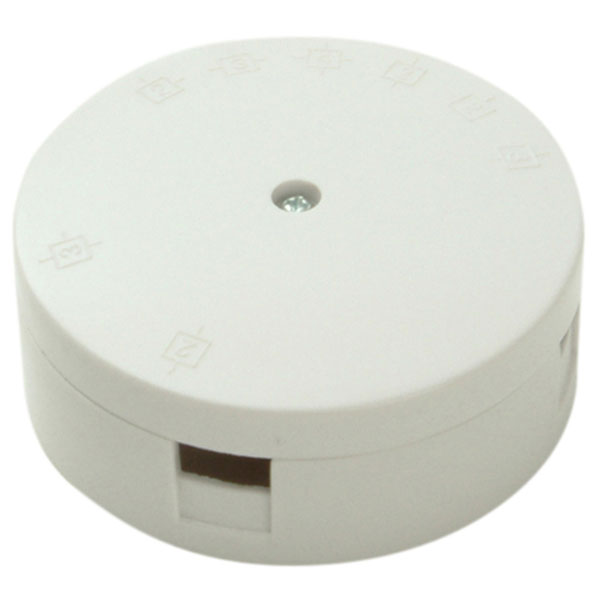 SMJ W204HC White 20A 4-Terminal Heavy-Duty Junction Box Clam Pack ...