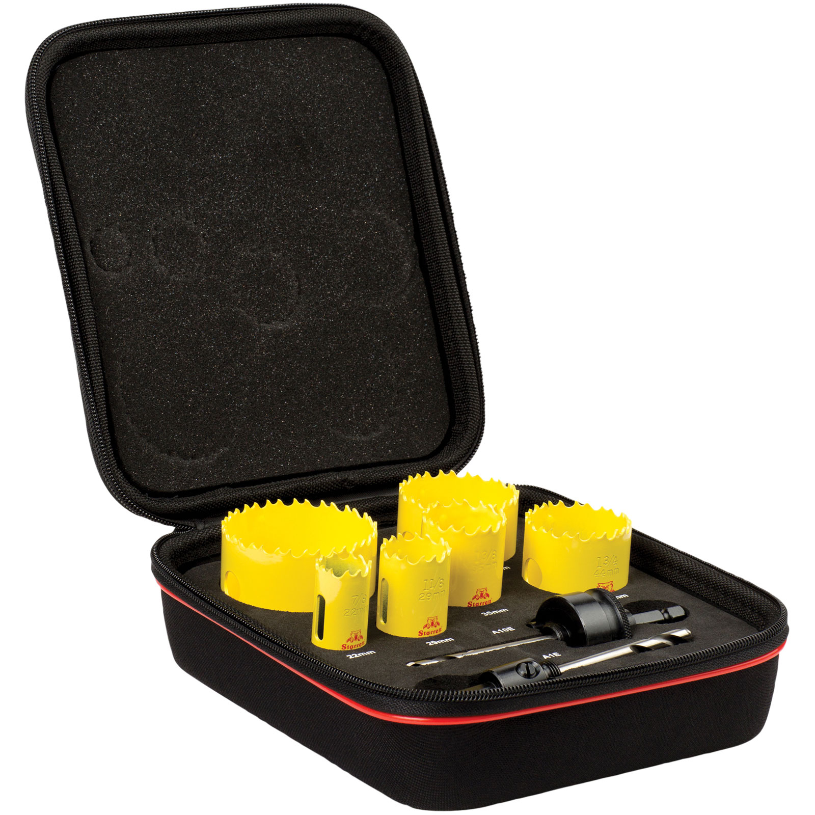 Starrett BF7021 KDC06021 Deep Cut Bi-Metal General Purpose Holesaw Kit ...