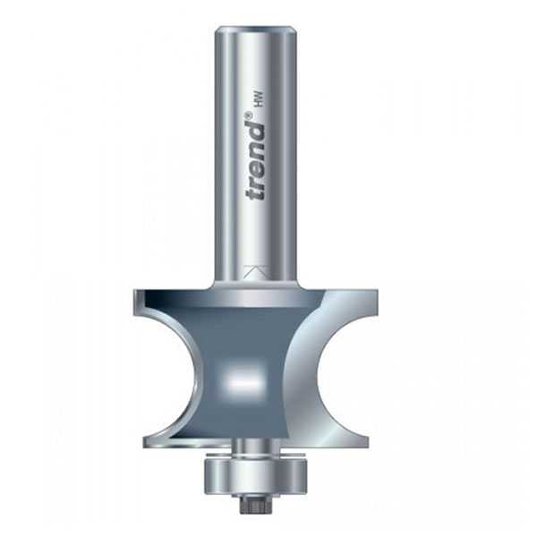 Trend 9/74 x 1/2 TCT Bearing Guided Corner Bead Cutter 9.5 Radius ...