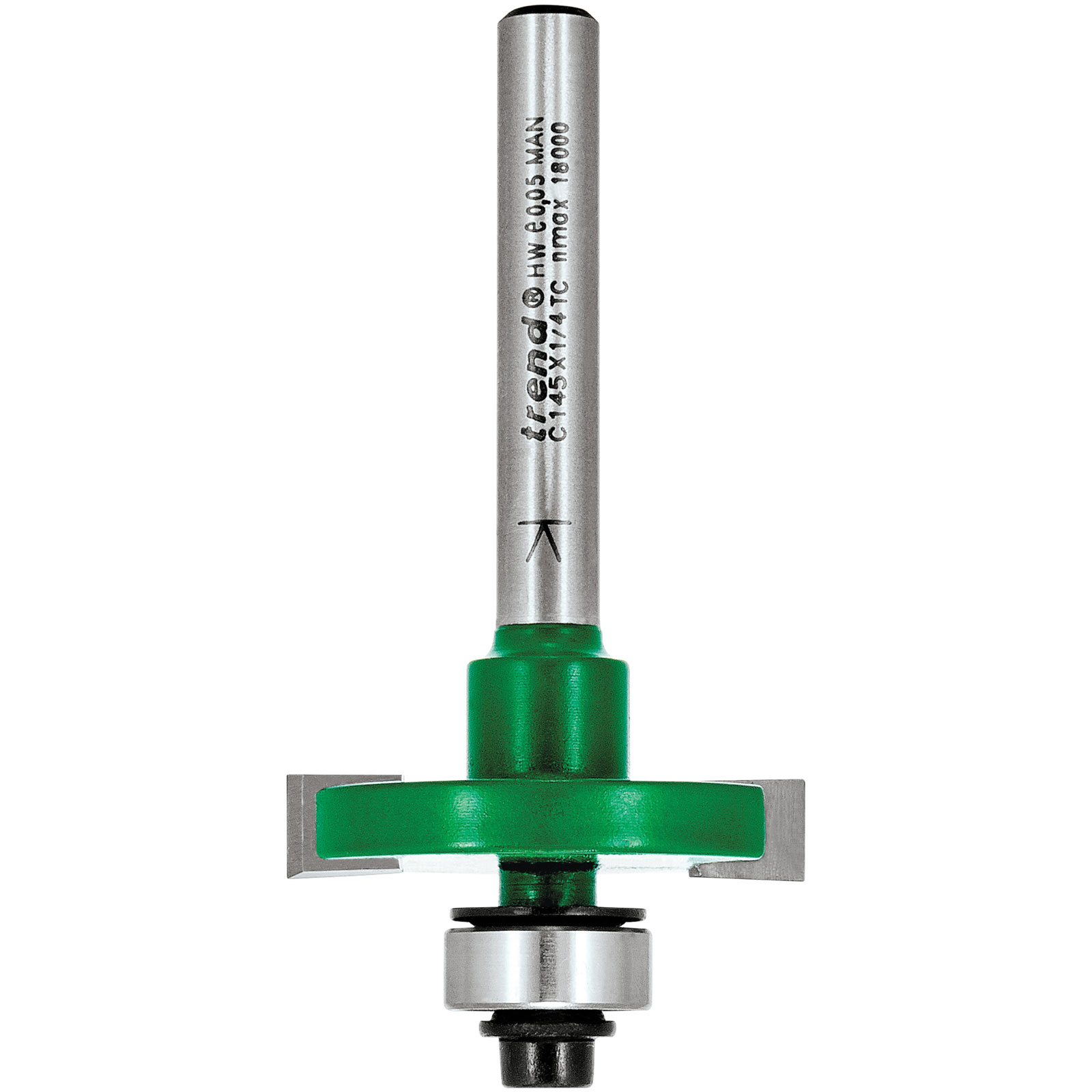 Trend C145 X 1 4 Tct Bearing Guided Slotting Cutter 6 3mm Rapid