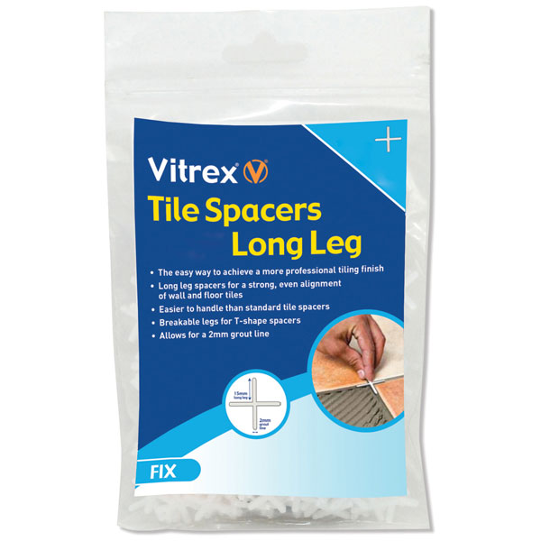 Vitrex LLS41000 Long Leg Spacer 4mm (Pack 1000) | Rapid Electronics