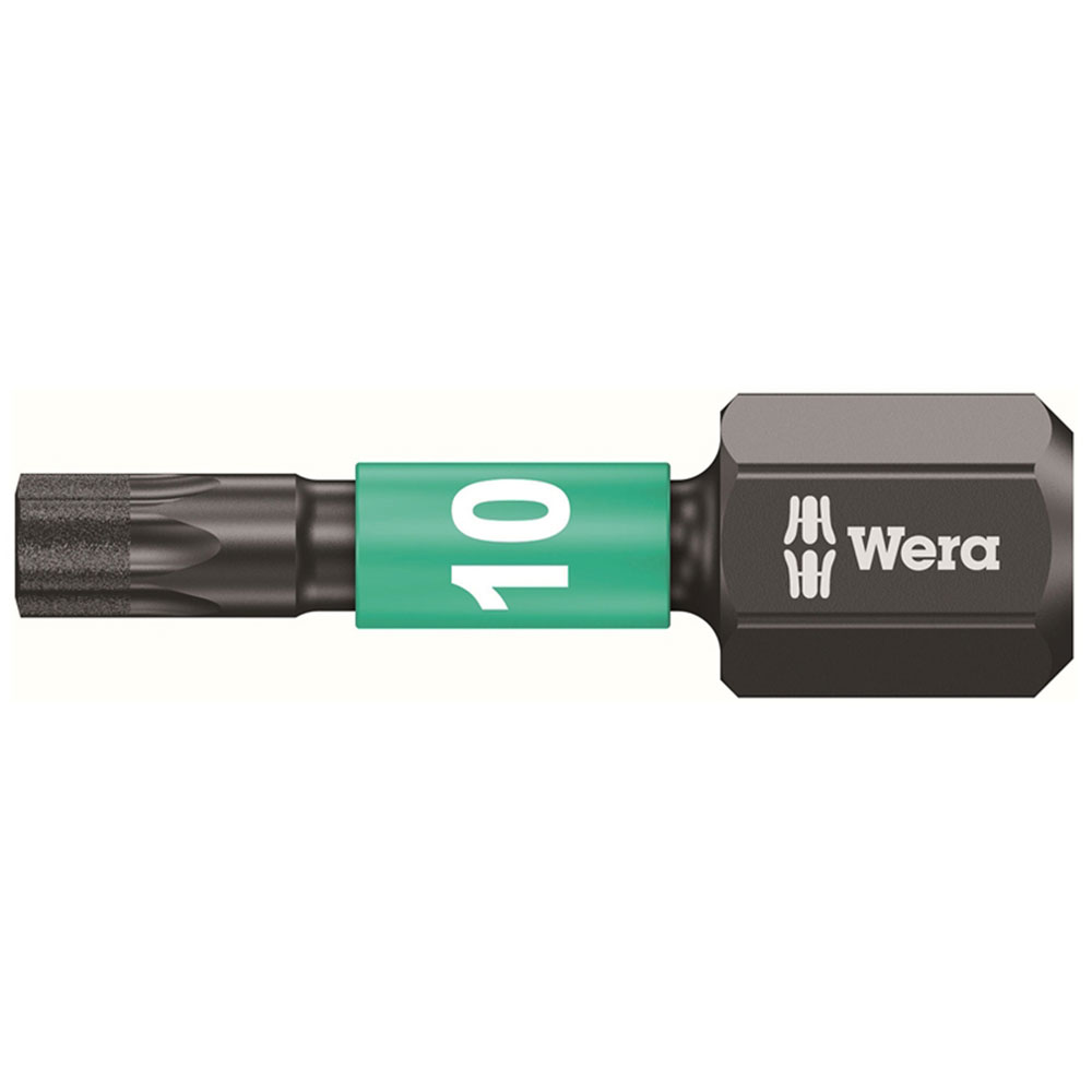 Wera 05057628001 867/1 Impaktor Insert Bits TORX TX10 x 25mm (Box 10 ...