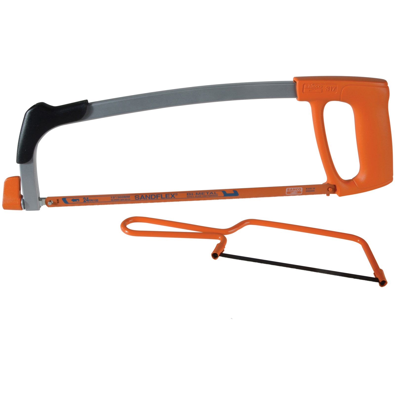 Bahco XMS22HACKTP Hacksaw Twin Pack 150 & 300mm (6 & 12in) | Rapid ...