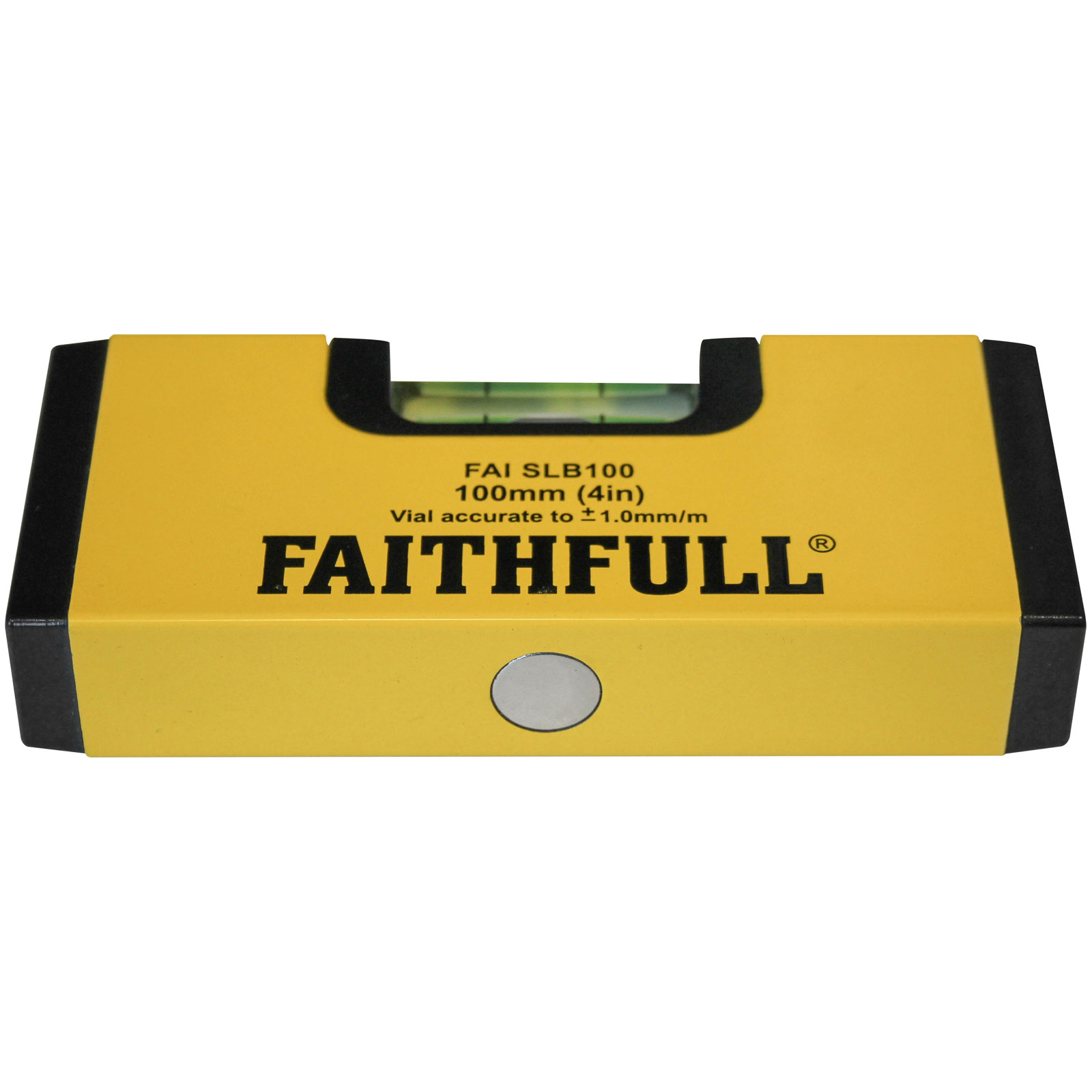 Faithfull FAISLB100 Magnetic Mini Level 100mm | Rapid Online