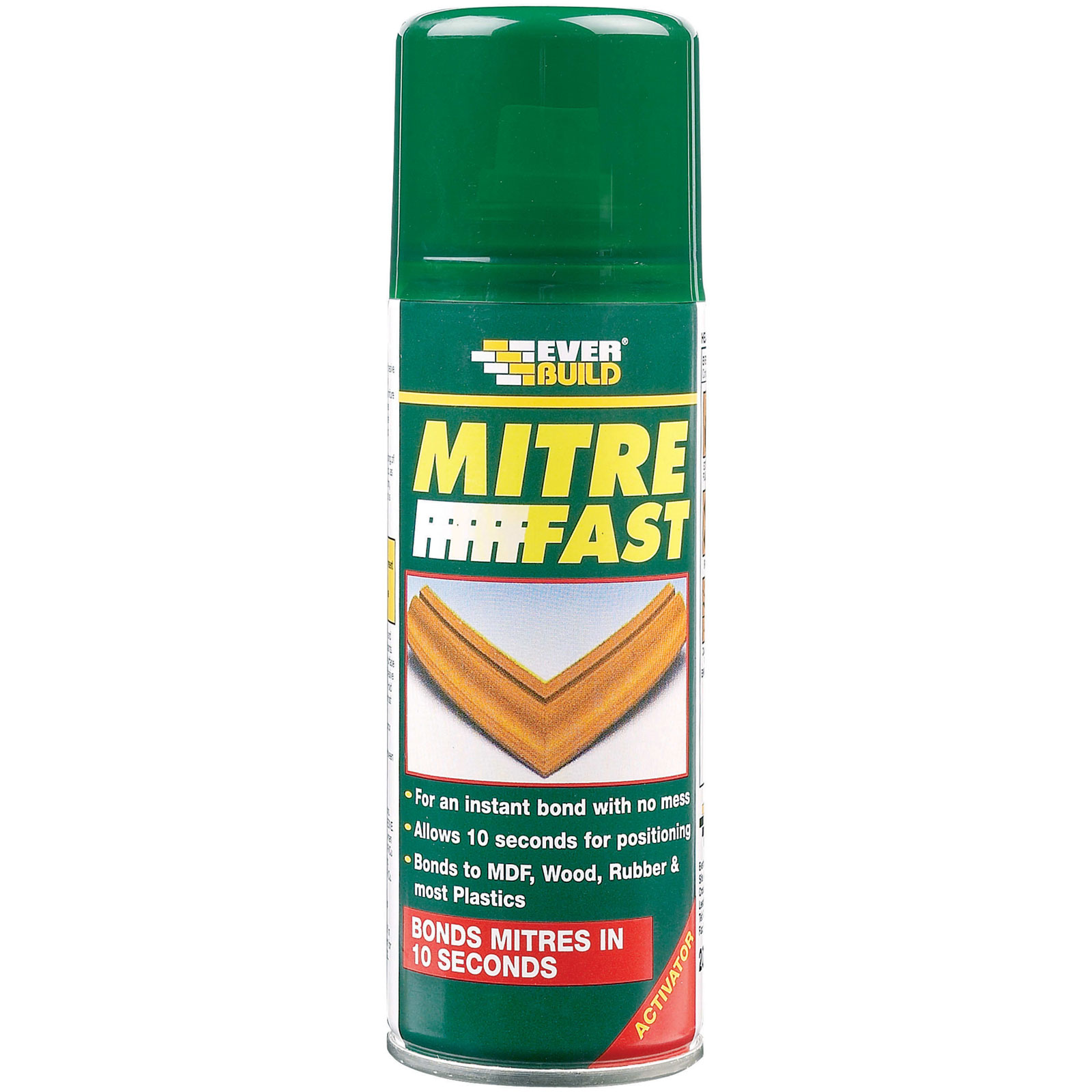 Everbuild 489753 Mitre Fast Aerosol Activator 200ml | Rapid Electronics