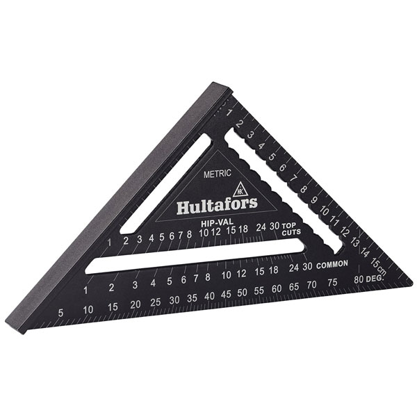 Hultafors 257040 Large Metric Rafter Square 30cm | Rapid Electronics