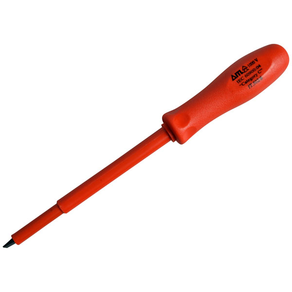 ITL Insulated 1920 Insulated Slotted Screwdriver 150 x 6.5mm | Rapid ...