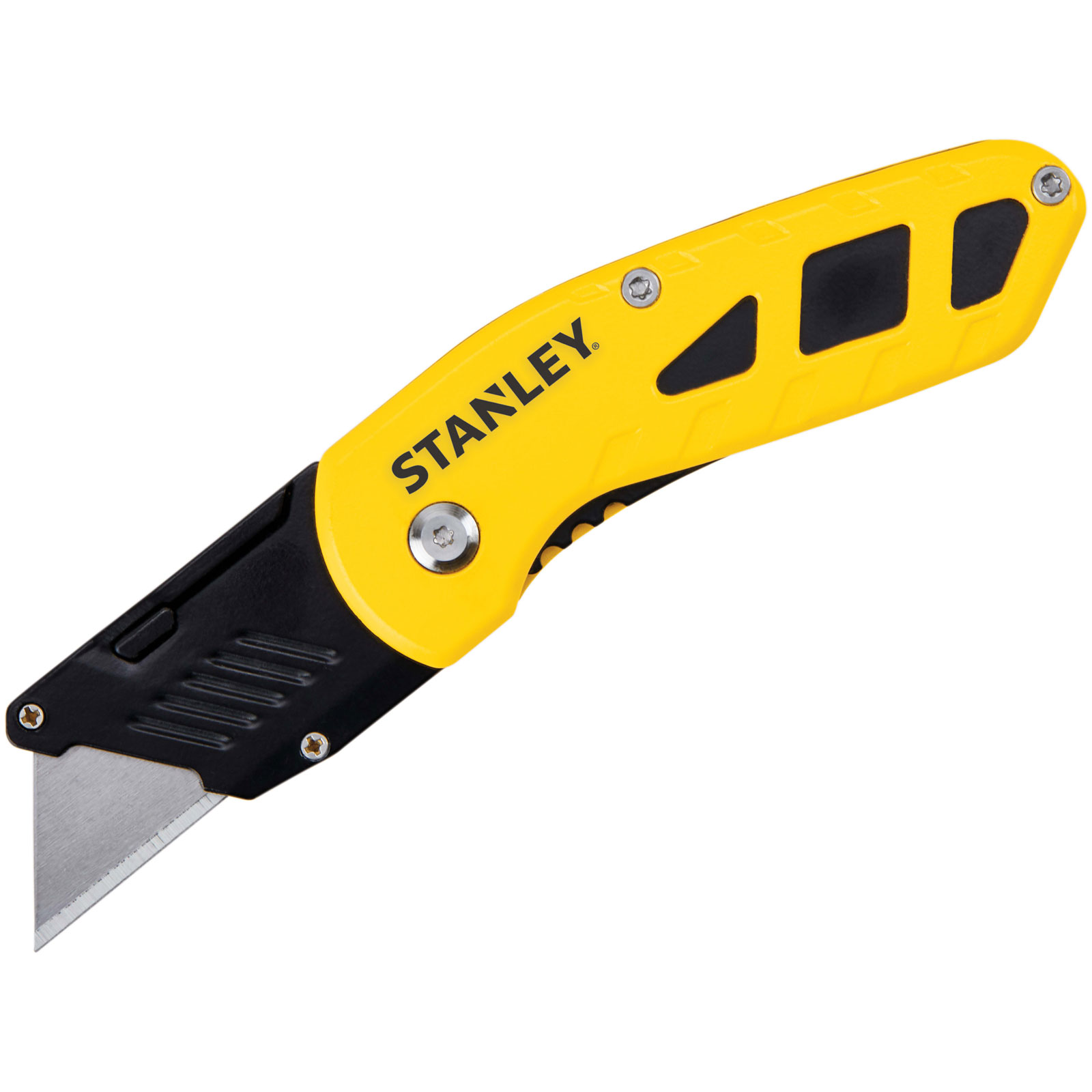 Stanley STHT10424-0 Compact Fixed Blade Folding Knife | Rapid Electronics Stanley STHT10424-0 Compact Fixed Blade Folding Knife | Rapid Electronics